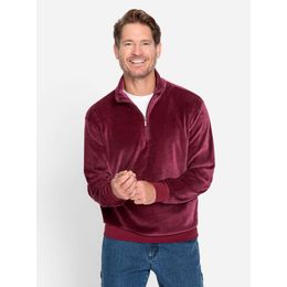 Sweatshirt Catamaran, Herren, Gr. 48/50, rot (bordeaux), 75% Baumwolle, 25% Polyester, unifarben, Sweatshirts Sweatshirt