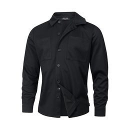 INDICODE Jeans Button Up Shirt 'Yuno' male Black size XXXL