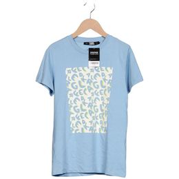 K by KARL LAGERFELD Karl Lagerfeld T-Shirt Damen Gr&ouml;&szlig;e XS Second Hand hellblau