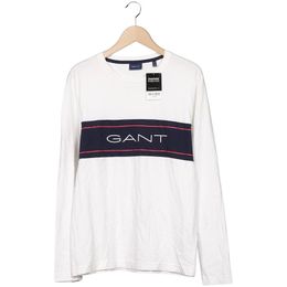 Gant Langarmshirt Herren Gr&ouml;&szlig;e M Second Hand wei&szlig;