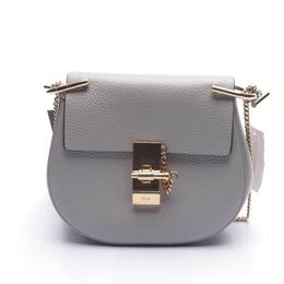 Chlo&eacute; Chlo&eacute; Schultertasche / Umh&auml;ngetasche Damen Gr&ouml;&szlig;e One Size Second Hand grau