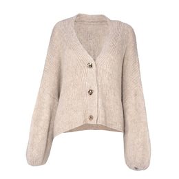 Seasons Of April Oversized Cardigan 'Jojo' female Beige size One Size