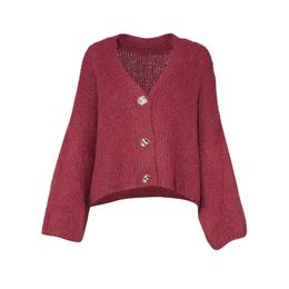 Seasons of April Strickjacke 'JOJO' Damen Gr&ouml;&szlig;e XS/XL bordeaux