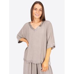 Seasons of April Bluse ' Stella' Damen Größe XS/XL taupe
