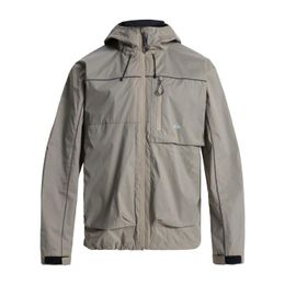 Regenjacke Quiksilver "Full Rig", Herren, Gr. L, fallen rock, 100% Nylon, Jacken