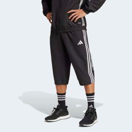 Trainingshose adidas Performance "TIRO ES W3/4PNT", Herren, Gr. L, N-Gr, schwarz-weiß (schwarz, weiß), Obermaterial: 100% Polyester, 3/4-Länge, Hosen