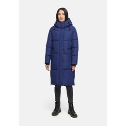 Winterjacke Marikoo "Michikoo", Damen, Gr. L, blau (navy), Obermaterial: 100% Polyester; Futter: 100% Polyester; Wattierung: 100% Polyester; Ärmelfutter: 100% Polyester, Jacken, Extra langer Schnitt mit seitlichen Belüftungsöffnungen