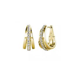 Rougemont Jewellery Earrings 'Creolen Ohrringe Esmeralda' female Gold size One Size
