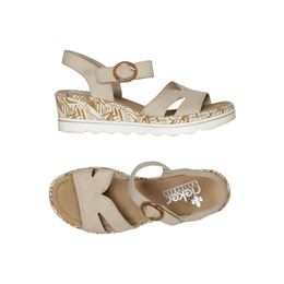 Rieker Sandalen Damen Gr&ouml;&szlig;e 40 Second Hand beige