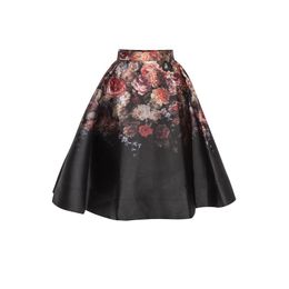 JIORO Rock 'VINTAGE FLOWERS' Damen Größe 40 schwarz