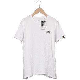 Alpha Industries T-Shirt Herren Größe S Second Hand weiß