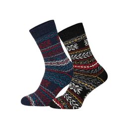 HomeOfSocks Socken 'HOS6536' Damen Gr&ouml;&szlig;e 39/42 navy