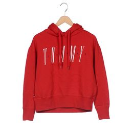 Tommy Jeans Kapuzenpullover Damen Gr&ouml;&szlig;e S Second Hand rot