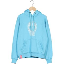 Derbe Kapuzenpullover Damen Gr&ouml;&szlig;e S Second Hand hellblau