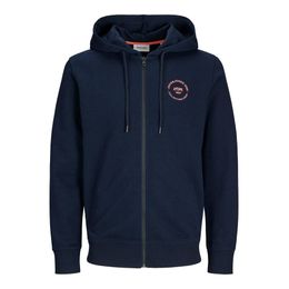 Jack & Jones Jack & Jones Zip-Up Hoodie 'JJSIMON' male Blue size S