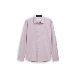Tom Tailor Button Up Shirt male Purple size XXXL