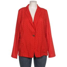 Marina Rinaldi Blazer Damen Gr&ouml;&szlig;e XL Second Hand rot