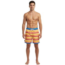 Luvanni Badeshorts 'Boardshorts Style 11 Streifen' Herren Gr&ouml;&szlig;e XL gelb