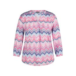 Rabe Bluse Damen Größe 5XL blau / hellblau / pink / rosa