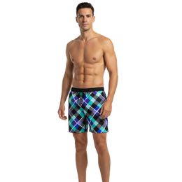 Luvanni Badeshorts 'Boardshorts Style 12 Kariert' Herren Gr&ouml;&szlig;e XXL blau
