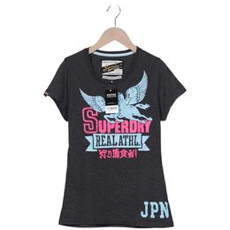 Superdry T-Shirt Damen Größe L Second Hand schwarz