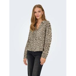 Jacqueline de Yong JDY Bluse 'JDYBEATRICE' Damen Größe S beige / schwarz