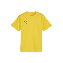 Puma T-Shirt 'TeamGoal' Jungen Gr&ouml;&szlig;e 116 gelb / schwarz