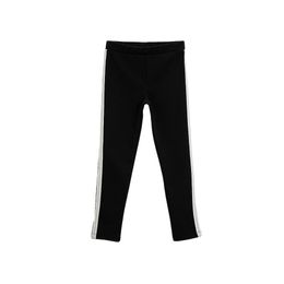 KOTON Leggings Mädchen Größe 110/116 schwarz / silber / offwhite