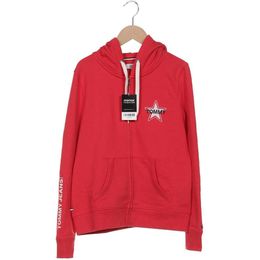 Tommy Jeans Kapuzenpullover Damen Gr&ouml;&szlig;e S Second Hand rot