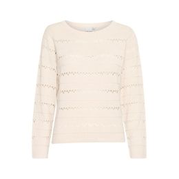 Ichi Pullover 'IHLALUHA' Damen Größe M sand