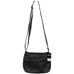 Mustang Handtasche klein Leder Damen Größe One Size Second Hand schwarz