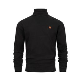 INDICODE JEANS Langarmshirt ' INGuadalupe Roll neck ' Herren Gr&ouml;&szlig;e XL schwarz