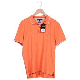 Tommy Hilfiger Poloshirt Herren Größe L Second Hand orange