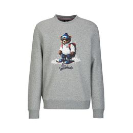 19V69 Italia Sweatshirt 'Nico Snowbear' Herren Gr&ouml;&szlig;e XXL blau / hellblau / rot / wei&szlig;