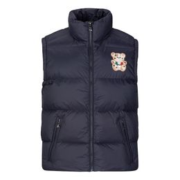 19V69 Italia Weste 'Joel Teddy' Herren Gr&ouml;&szlig;e M hellbeige / navy / hellbraun