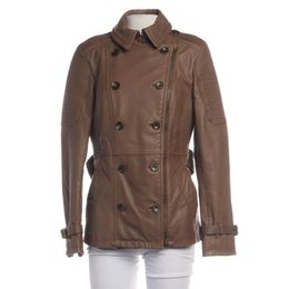 Burberry Lederjacke / Ledermantel Damen Größe S Second Hand hellbraun