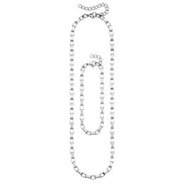 Aniston Schmuckset Damen Gr&ouml;&szlig;e One Size silbergrau