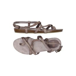 Fred de la Bretoni&Egrave;re Sandalen Damen Gr&ouml;&szlig;e 39 Second Hand grau
