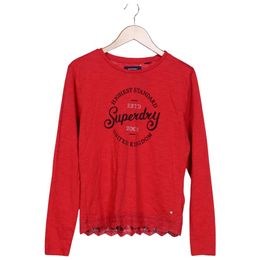 Superdry Langarmshirt Damen Größe L Second Hand rot