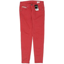 Herrlicher Stoffhose Damen Gr&ouml;&szlig;e XS Second Hand rot