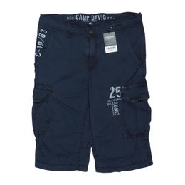 CAMP DAVID Shorts Herren Gr&ouml;&szlig;e 33 Second Hand marine