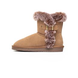 Gooce Snowboots 'Nicky' Damen Gr&ouml;&szlig;e 41 braun Winterschuhe