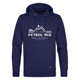 PETROL INDUSTRIES Sweatjacke Herren Gr&ouml;&szlig;e XL blau / wei&szlig;