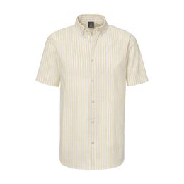 John Devin Hemd Herren Gr&ouml;&szlig;e XL beige / wei&szlig;