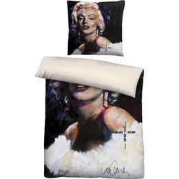 Wendebettwäsche "561801 - Sid Maurer", grau (titanium), B/L: 155cm x 220cm, 1 Stk., 1 Stk., Microfaser, B/L: 80cm, 2 Stk., Microfaser, Obermaterial: 100% Polyester, CASTELL - MARKENBETTWÄSCHE, Bettwäsche, feiner Glanz + weicher Griff, pflegeleicht, ganzjährig einsetzbar, RV