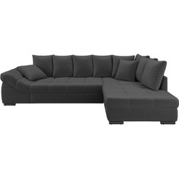Ecksofa MR. COUCH, B:302cm H:88cm T:202cmmemphis 17 schwarz, Grundgewebe 100% Polyester; Nutzschicht 90% Polyester / 10% Polyamid, Wohnzimmer, Sofas,