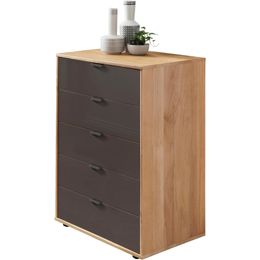 Schubkastenkommode Wiemann "Cardiff Sideboard, Wäscheschrank, teilmassiv Erle, mit Schubladen", braun, B:60cm, Sideboards, Schubkästen inklusive Selbsteinzug und Dämpfung