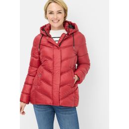 Fuchs & Schmitt Steppjacke FUCHS SCHMITT "Steppjacke", Damen, Gr. 44, rot, Web, Obermaterial: 100% Polyester. Wattierung: 100% Polyester, unifarben, regular fit normal, Rundhals, eingesetzt gerader Abschluss, Jacken, Mit Rundhalsausschnitt