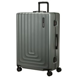 Hartschalen-Trolley Samsonite "FOCUS, verschiedene Größen und Farben", Gr. B/H/T: 55cm x 81cm x 30cm 115, matt sage khaki, Polycarbonat, Koffer, Reisegepäck, Hartschalen-Koffer, TSA-Schloss