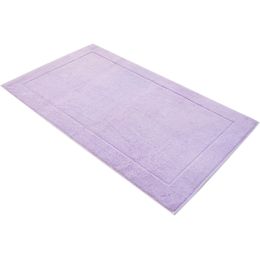 Badematte Framsohn FROTTIER "Uni Basic Hotelmatte" Gr. 4, lila (lavendel), H:11mm, Baumwolle, Badematten, große Farbpalette, Hergestellt in Österreich, Badezimmerteppich